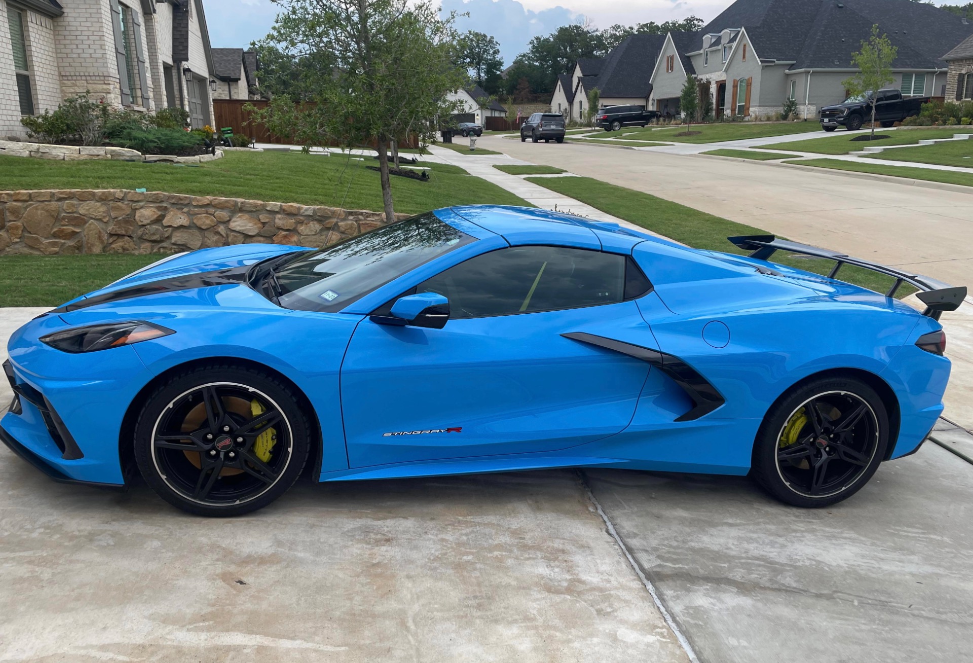 2022 Corvette Stingray Blue And Black