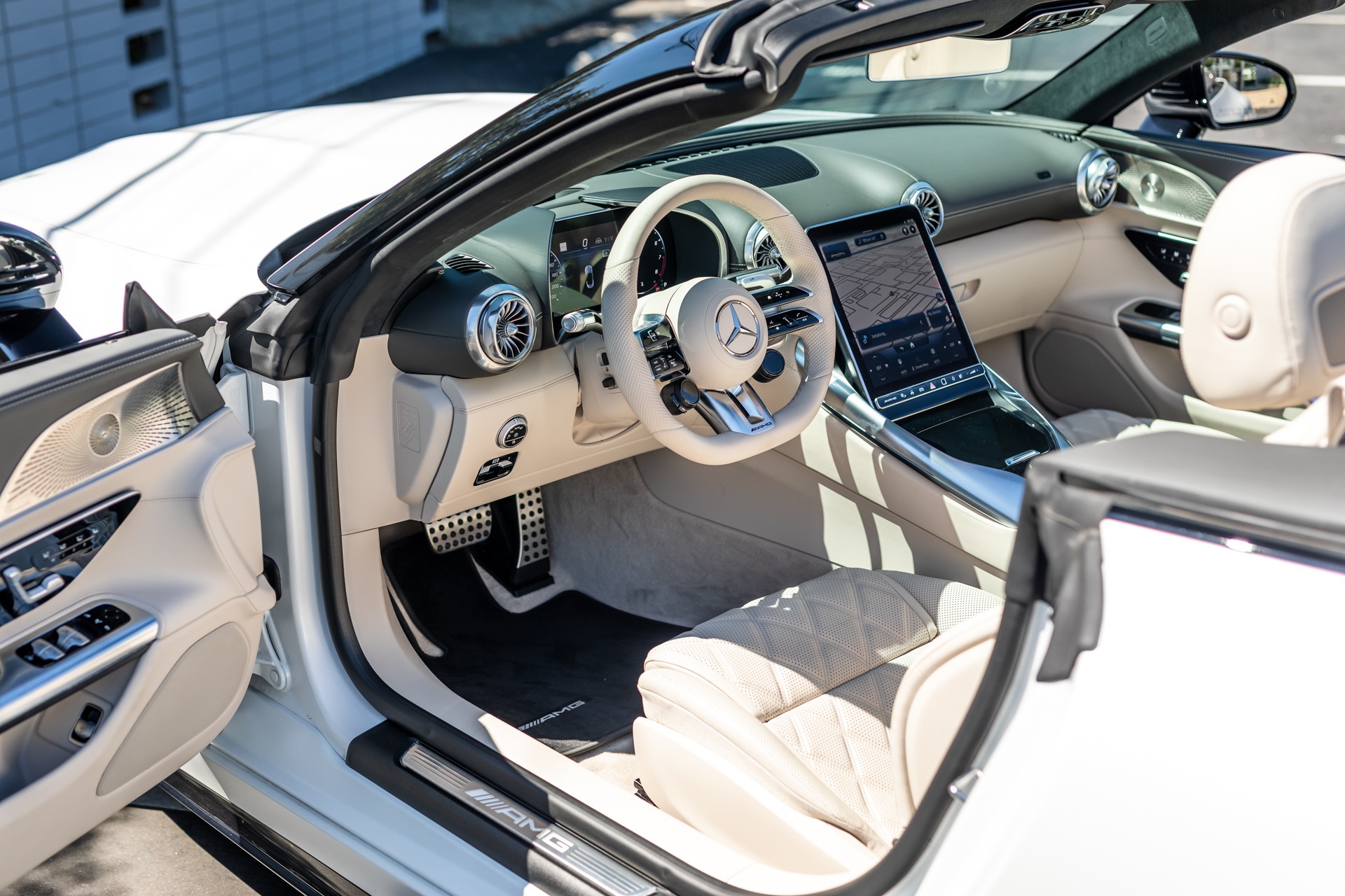 Mercedes Convertible Beige Interior