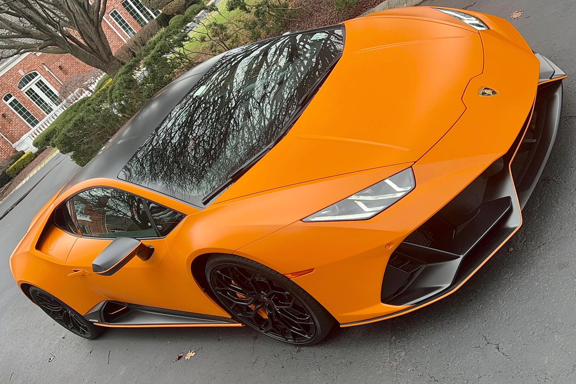 Orange Lamborghini 2022