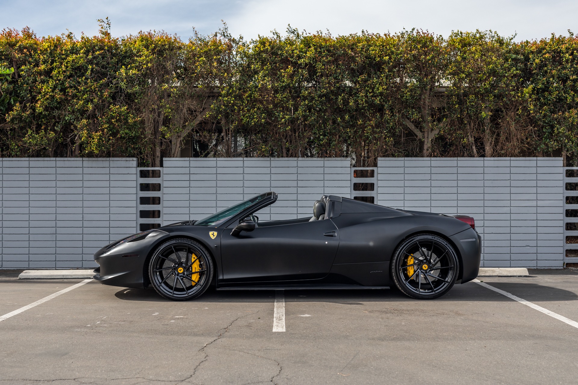 Ferrari 458 Spider Matte Black