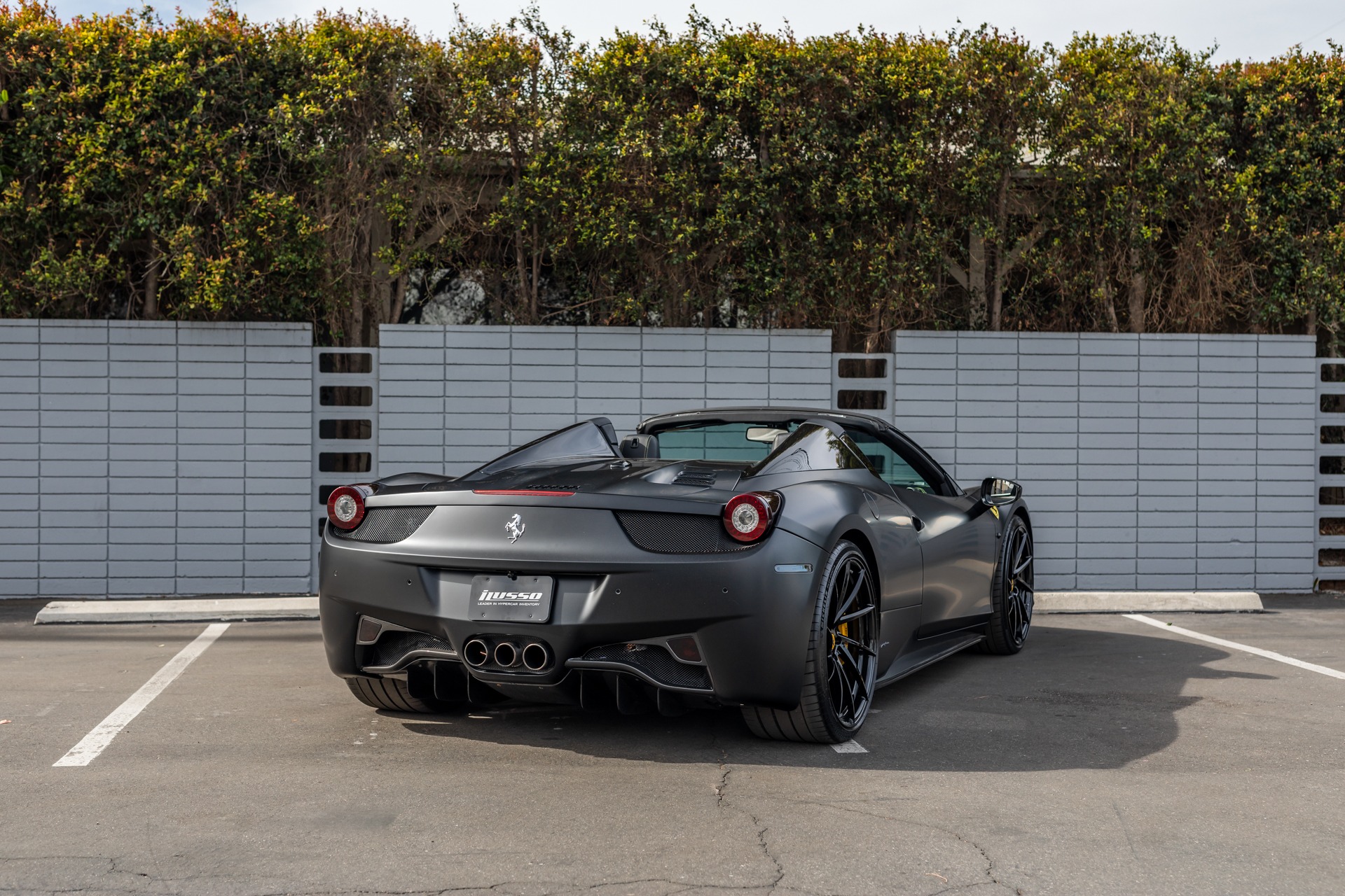 Ferrari 458 Spider Matte Black