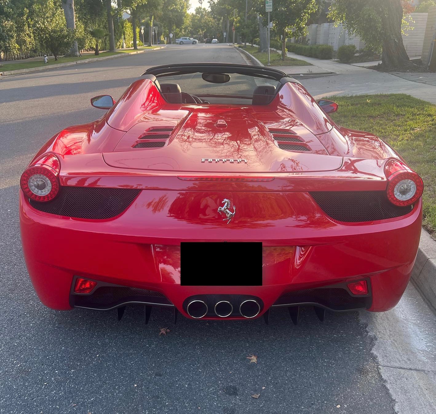 Ferrari 458 Spider Pink