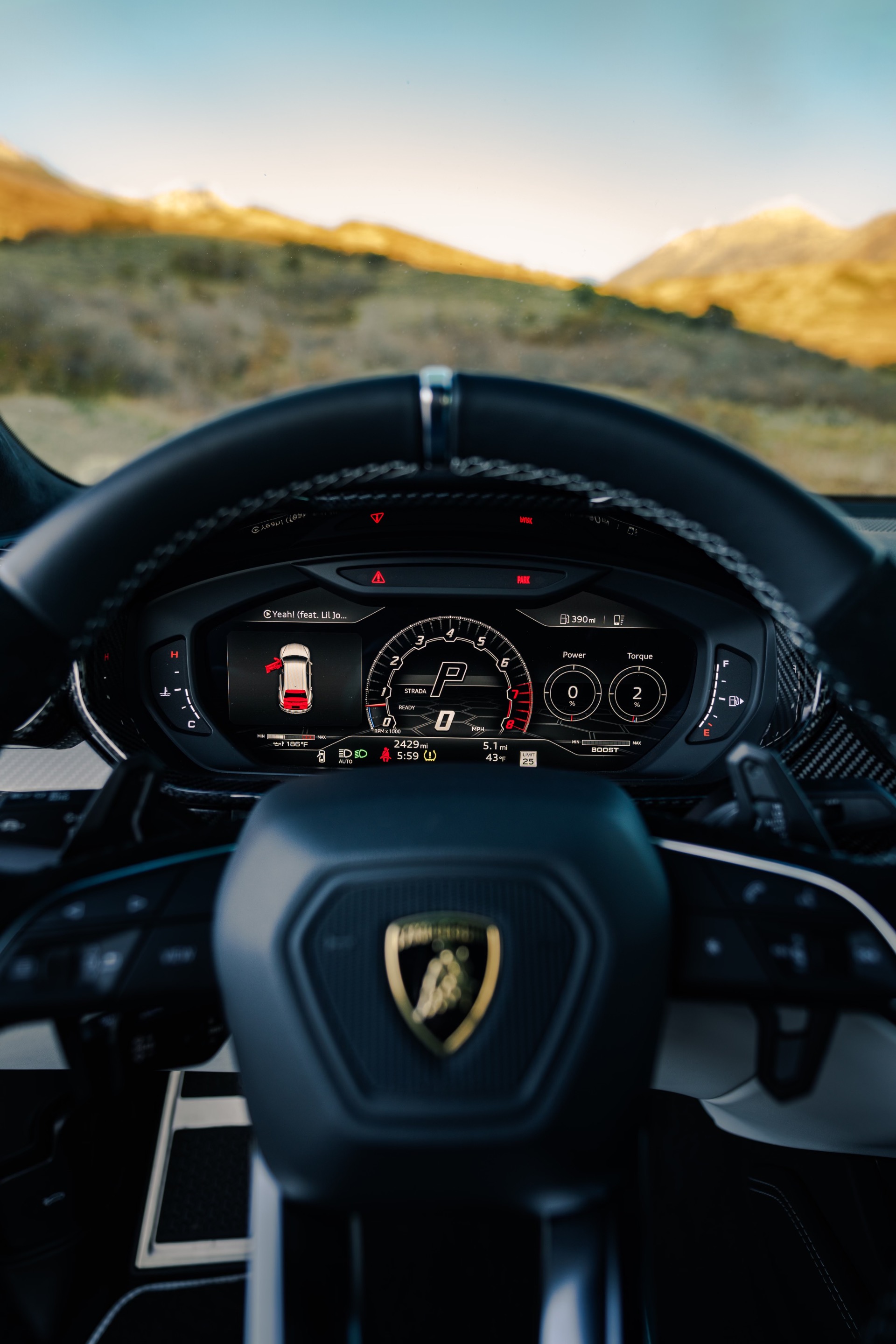 Lamborghini Speedometer Wallpaper