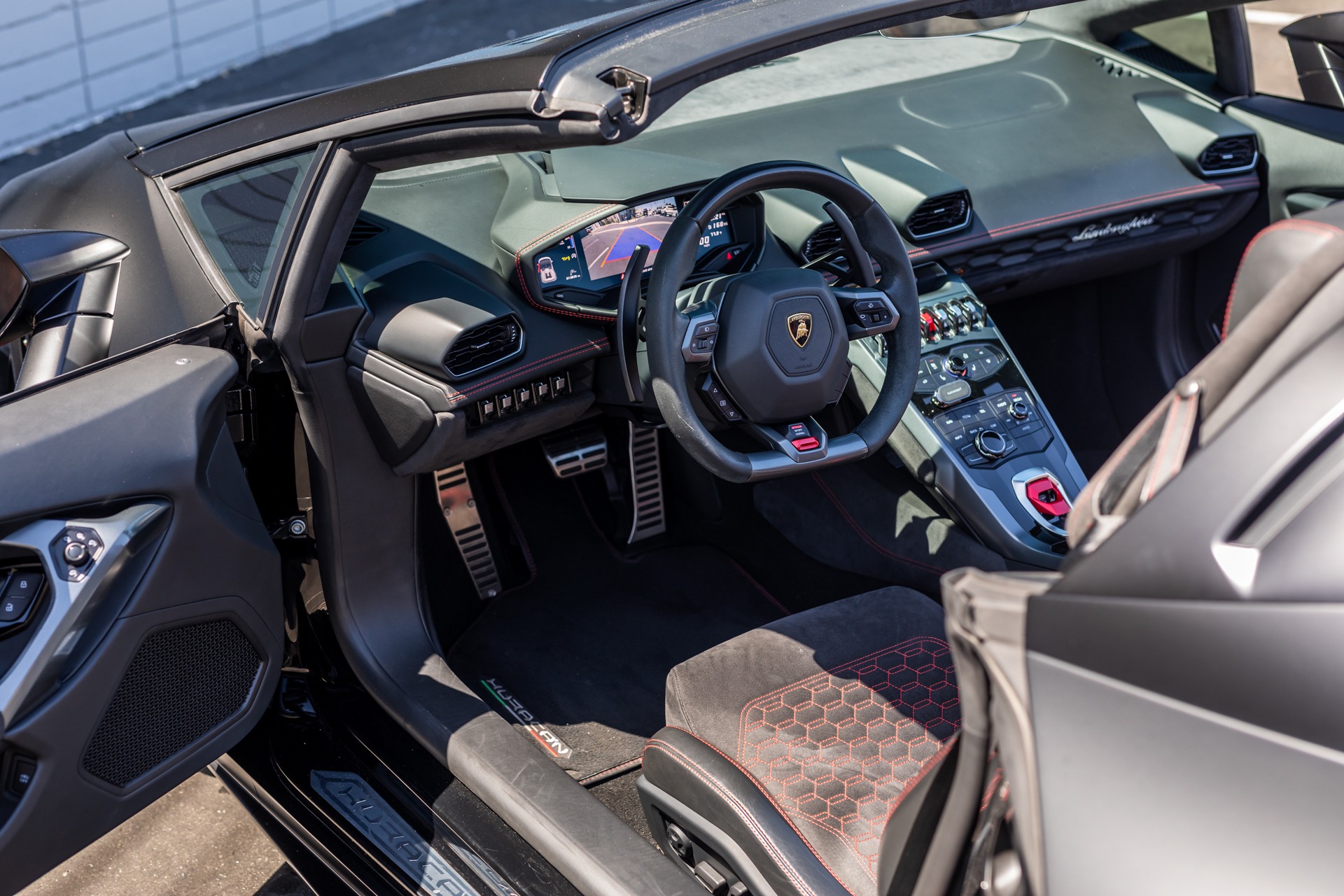 Lamborghini Huracan Black Interior