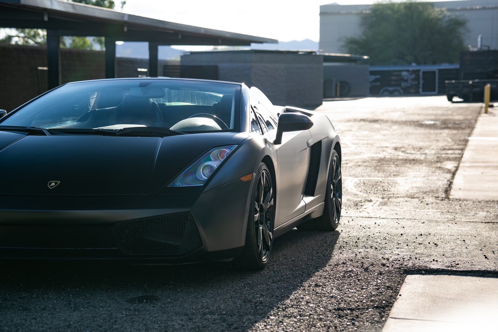 Lamborghini Gallardo Spyder Matte Black
